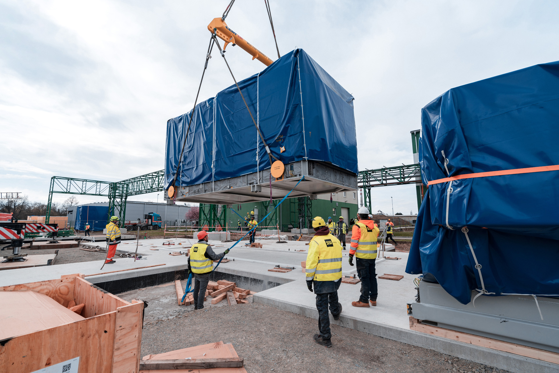 Instalace plynové spalovací turbíny v UCED Elektrárna Prostějov - SSI GROUP